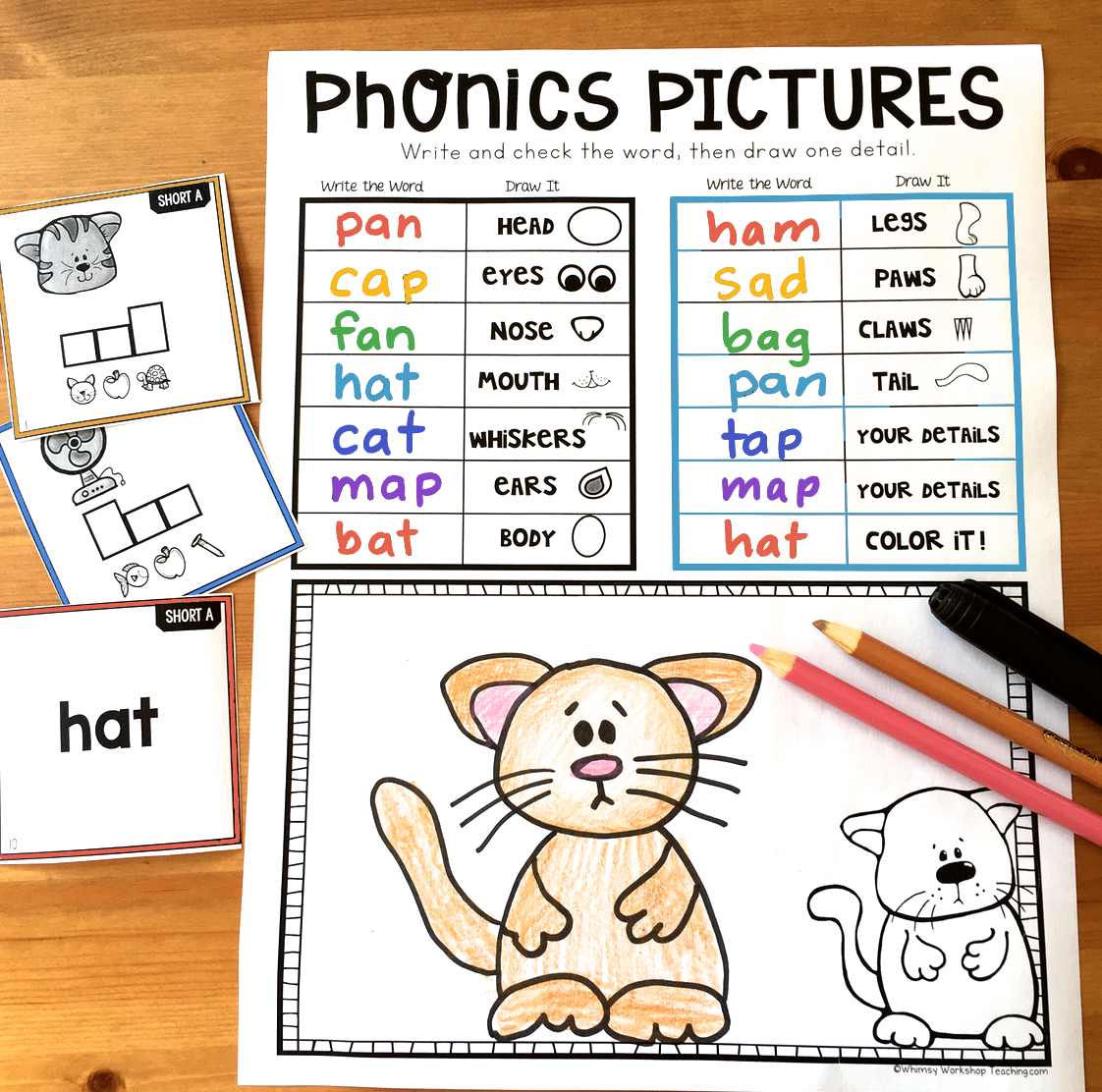 Directed Drawing for Phonics - Whimsy Workshop Teaching
