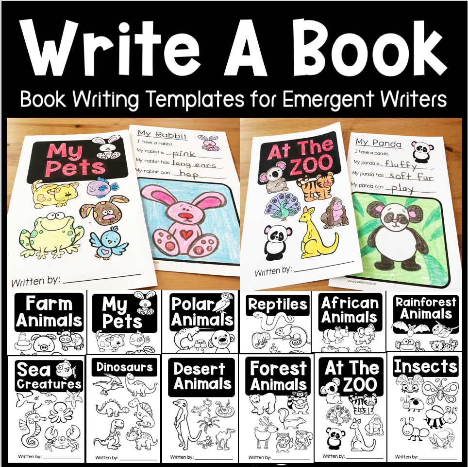 Writing In Primary - 12 Simple Book Projects - Whimsy Workshop Teaching