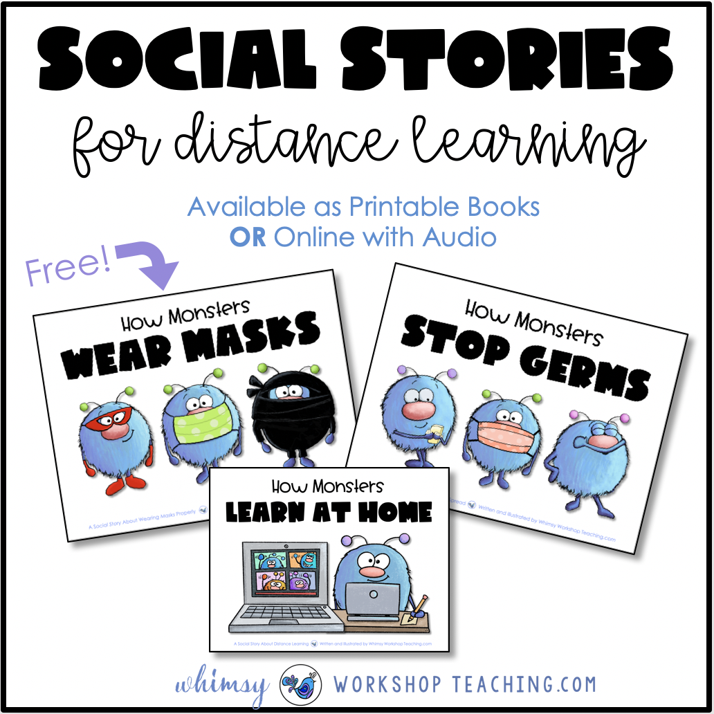 Social-Stories-for-distance-learning-free - Whimsy Workshop Teaching