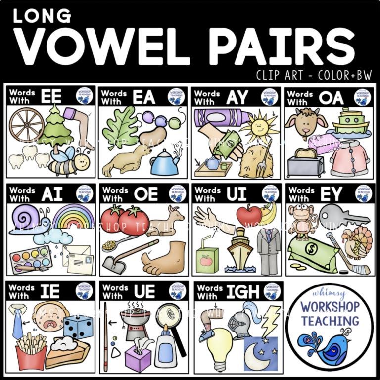 clip-art-phonics-long-vowel-pairs-clipart-letters-black-white-color ...
